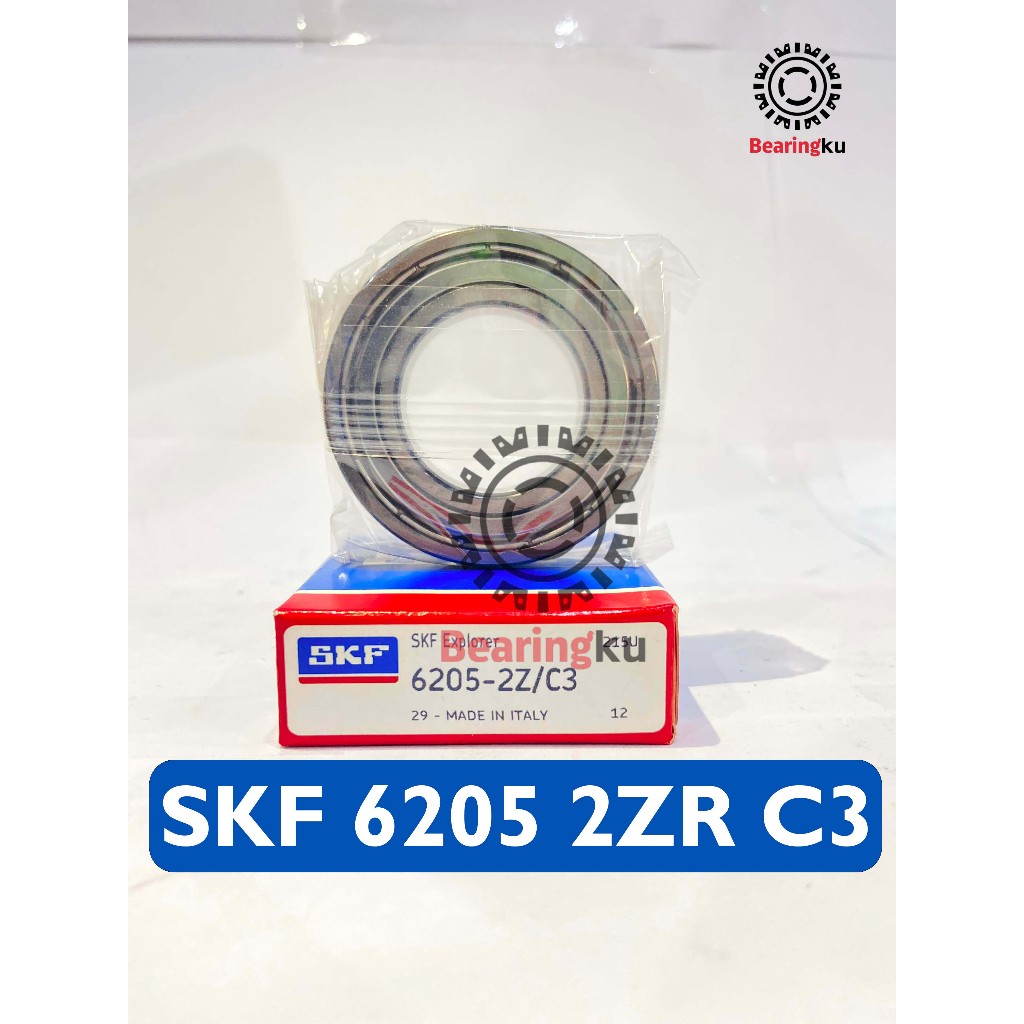 Jual Ball Bearing SKF 6205 2Z/C3 6205 ZZ C3 SKF Original 25x52x15 ...