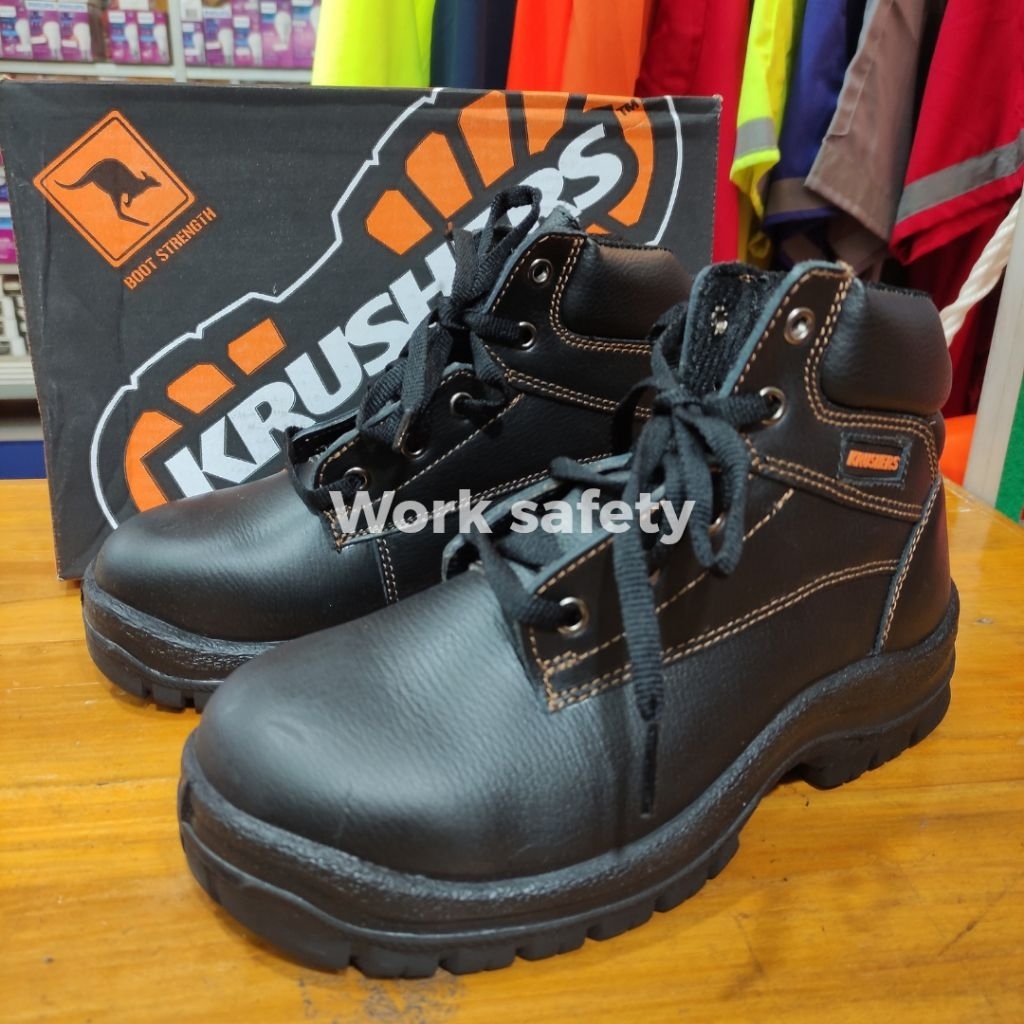 Jual KRUSHERS SAFETY SHOES - SEPATU SAFETY KRUSHERS DALLAS BLACK ...