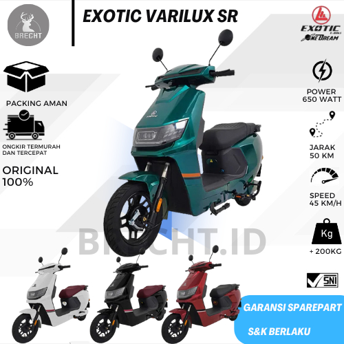 Jual Sepeda Listrik EXOTIC VARILUX SR TERBARU 650 Watt E-Bike by ...