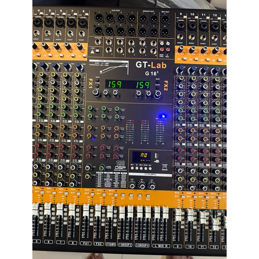 Jual Mixer GT LAB 16 chanel gtlab G16 gen 2 plus Dobel Effek Original ...