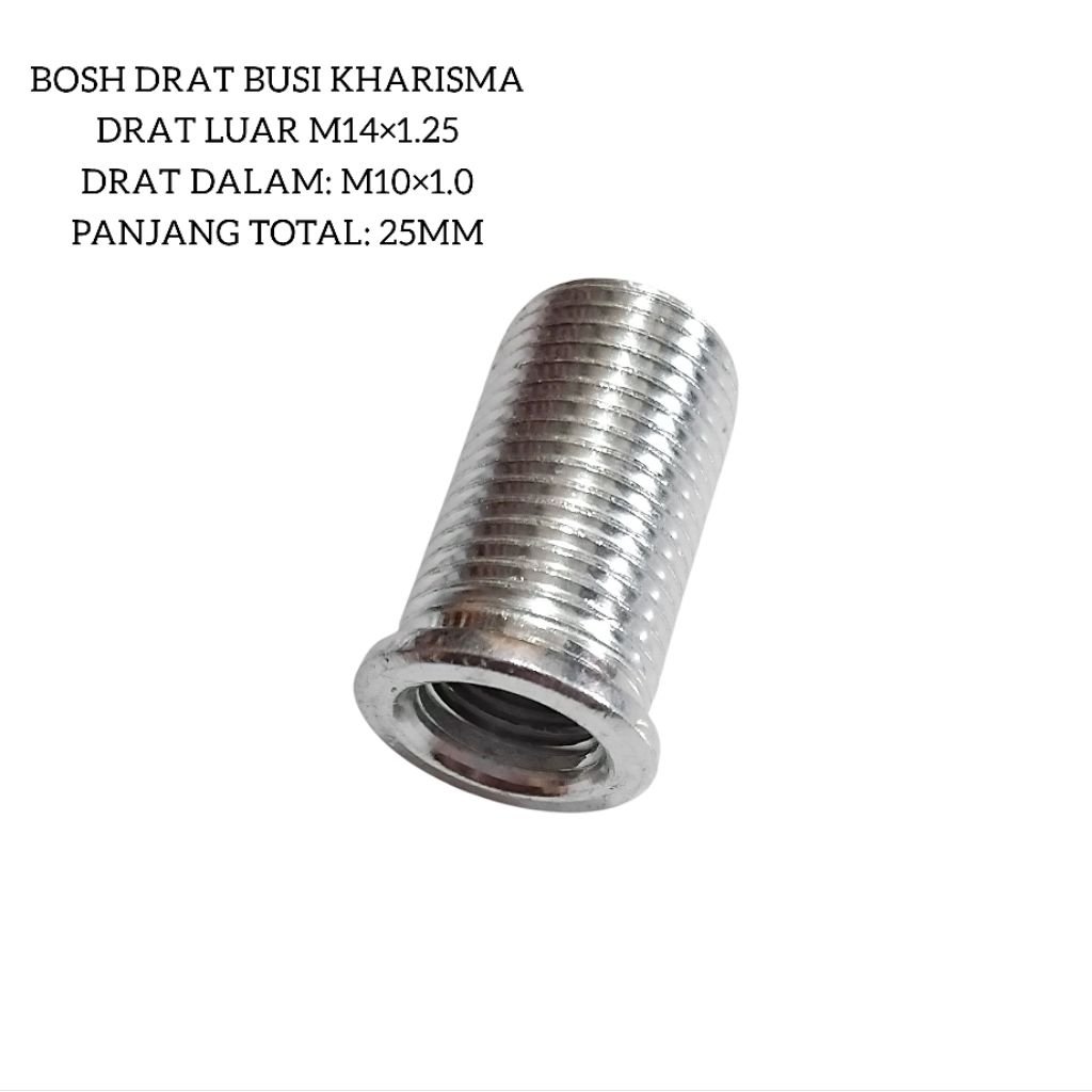 Jual Bosh Drat Busi Kharisma panjang M14 1,25 × M10 1,0 | Shopee Indonesia
