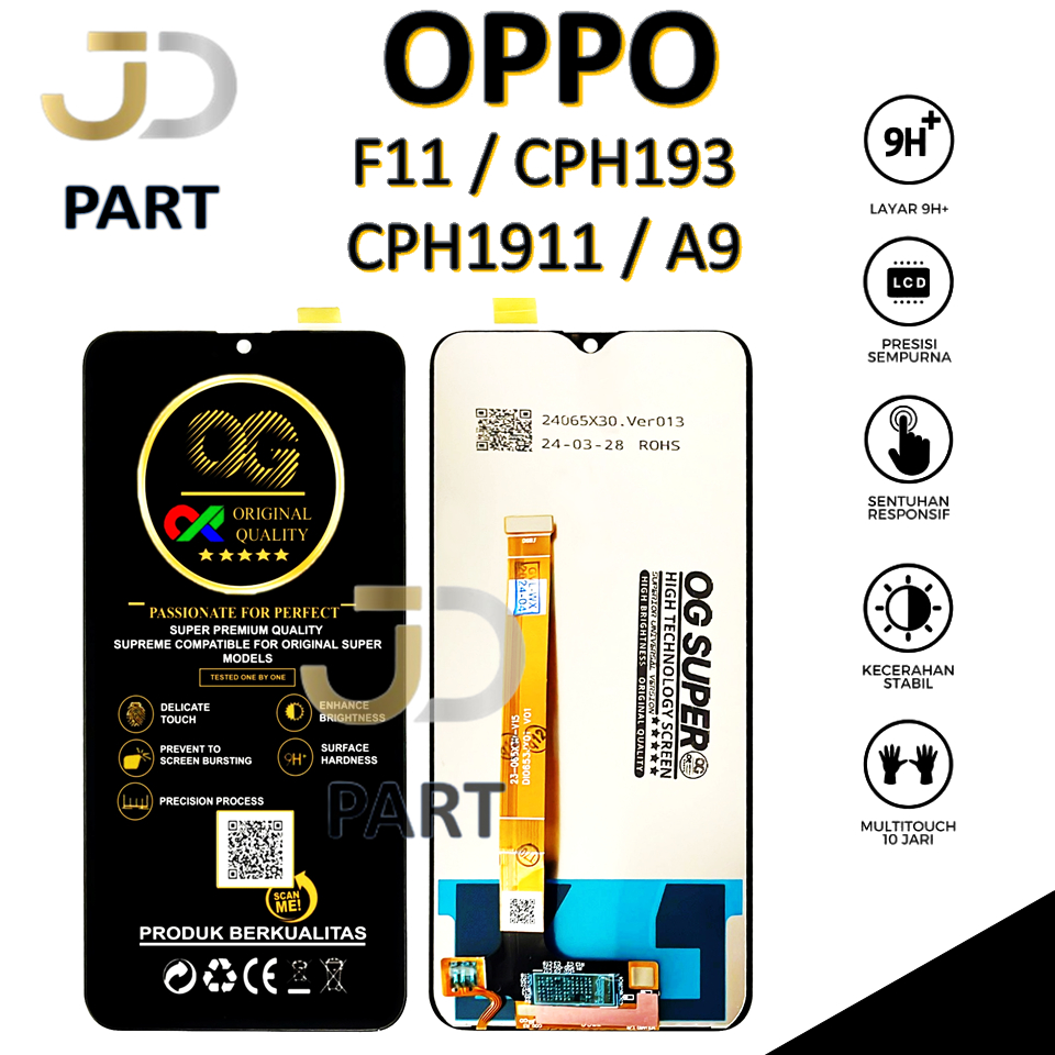 Jual LCD TOUCHSCREEN OP F11 / CPH193 / CPH1911 / A9 ORIGINAL COMPLETE ...