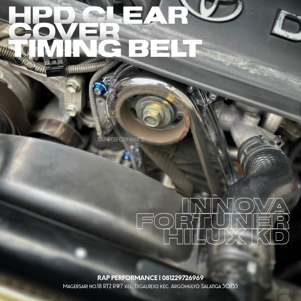 Jual COVER TIMING BELT TRANSPARAN CLEAR INNOVA FORTUNER KD HPD THAILAND ...