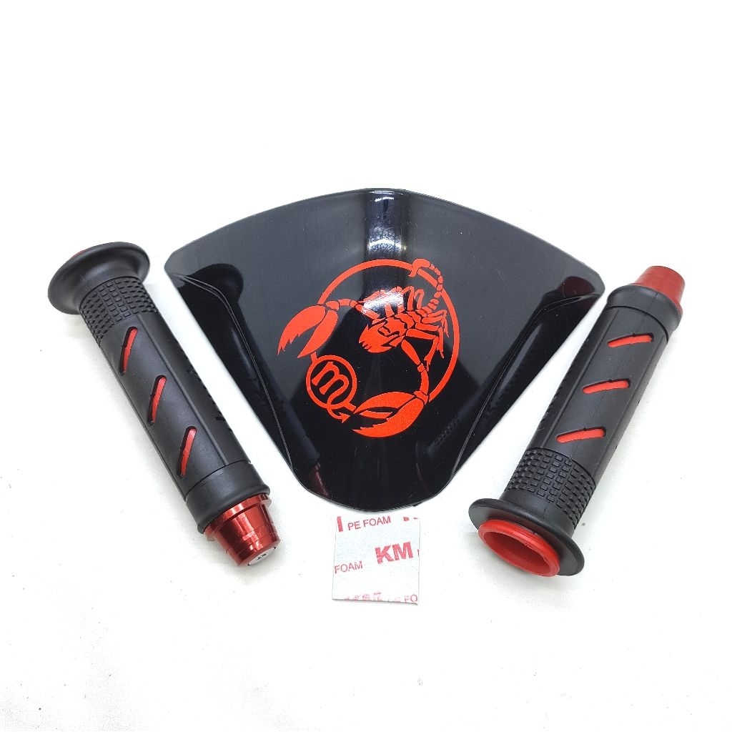 Jual Visor Hitam MX OLD, Mio Smile, Jupiter BurHan Stiker Scorpio ...