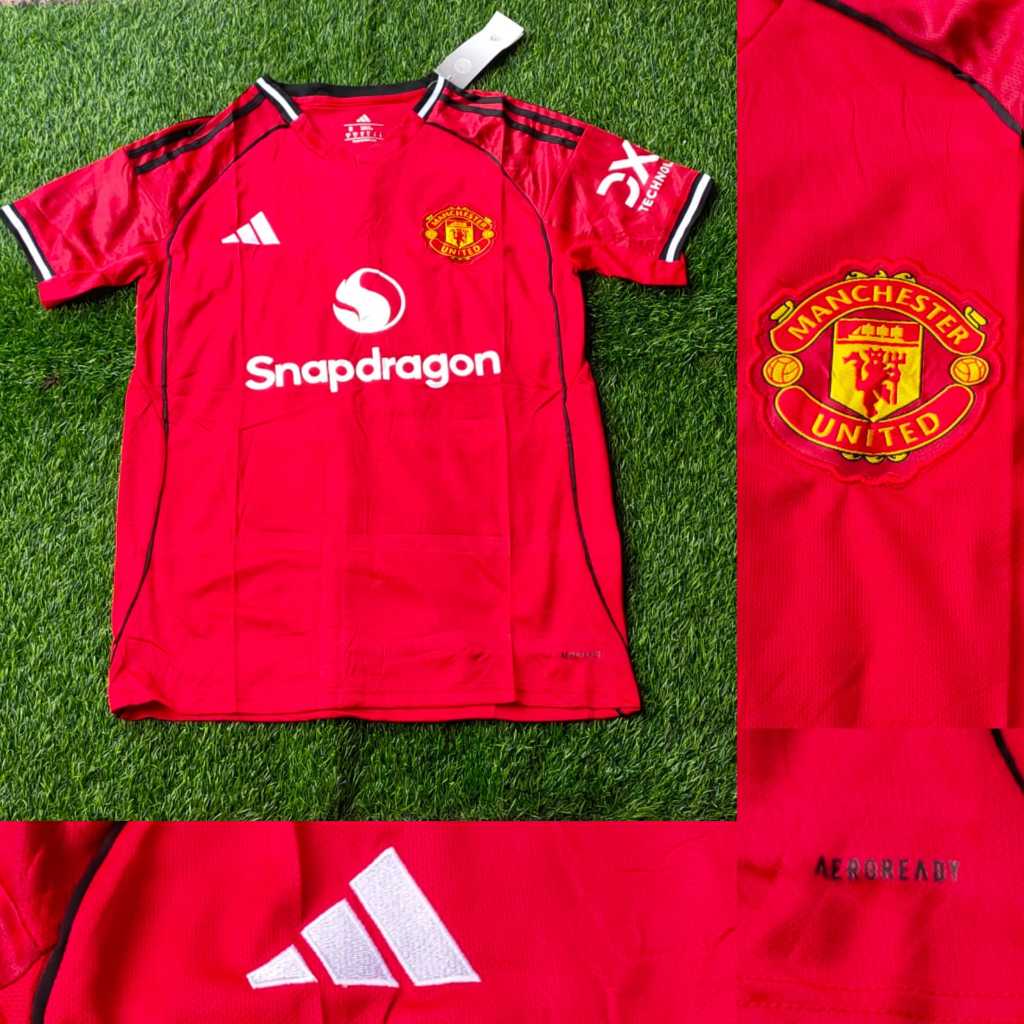 Jual JERSEY BAJU BOLA MU HOME NEW 2025/2026 TERBARU SEPAK BOLA | Shopee ...