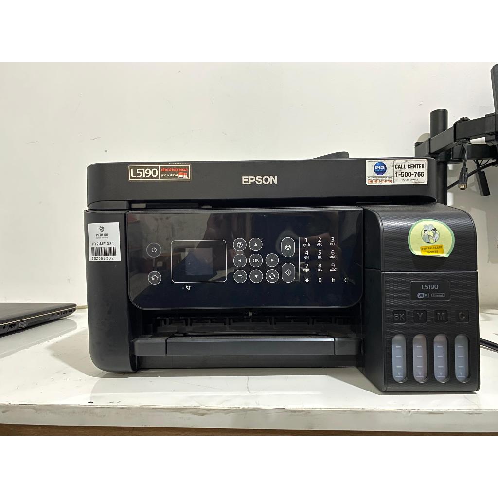 Jual Printer Epson L5190 Wi-Fi Direct All in One 2ND | Shopee Indonesia