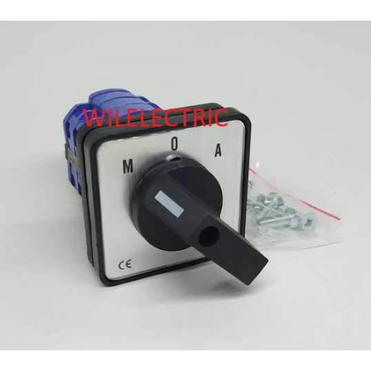 Jual Selector / cam switch MOA MAN / MANUAL OFF AUTO 3P | Shopee Indonesia
