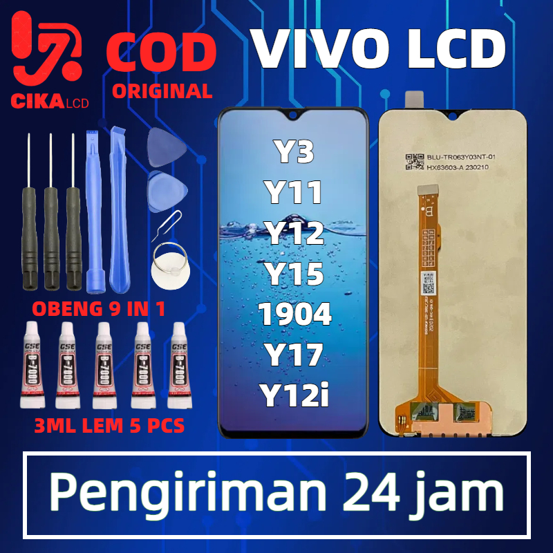 Jual 【ASLI 100%】LCD VIVO Y12/Y15/Y17 2019/Y11/Y3 FULLSET TOUCHSCREEN Garansi 1 Tahun | Free Alat ...