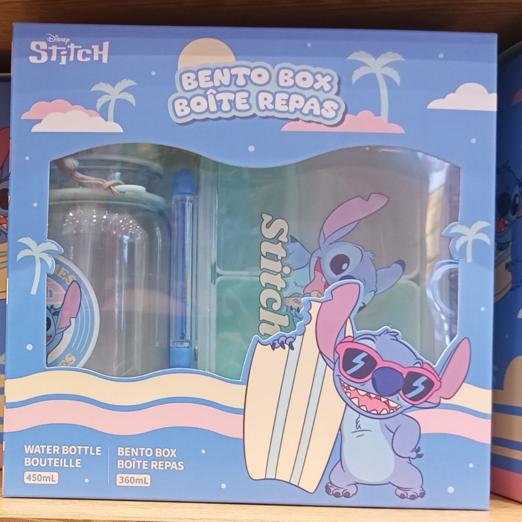 Jual Miniso Stitch Snoopy Sanrio Bento Set Lunch box Botol minum ...