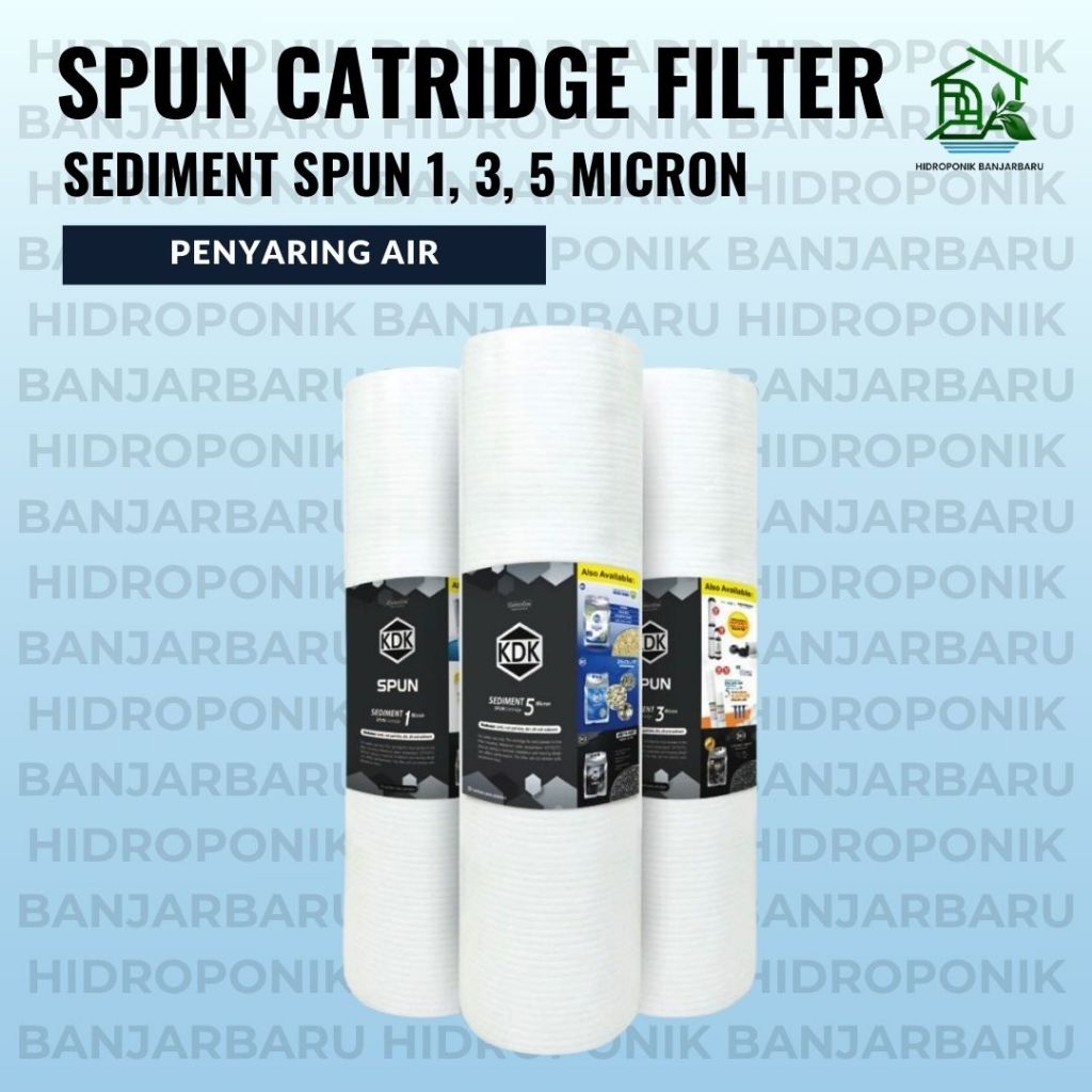 Jual SPUN CATRIDGE FILTER AIR SPUN PENYARING AIR BERSIH SEDIMENT AIR 1 ...