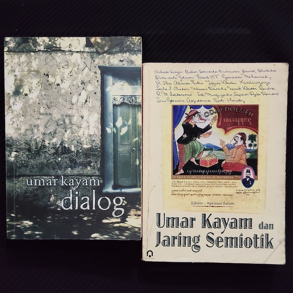 Jual Buku Langka Original • Umar Khayam dan Jaring Semiotik & Dialog & Para Priyayi / UMAT KAYAM ...
