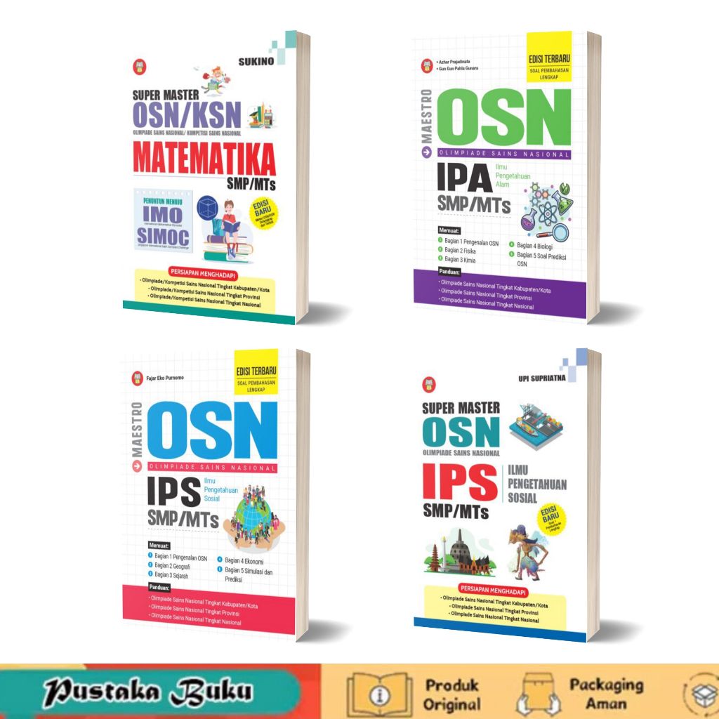 Jual Buku OSN Matematika/IPA/IPS SMP/MTs | Shopee Indonesia