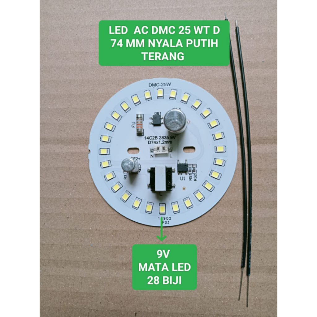 Jual LED AC DMC 25 WT D 74 MM | Shopee Indonesia
