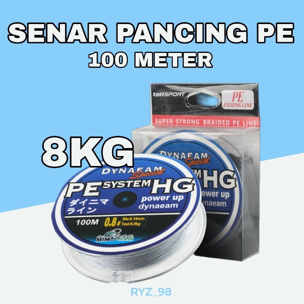 Jual PROMO! Senar PE Senar Pancing 100M X4 Termurah Anti Kriting Senar ...