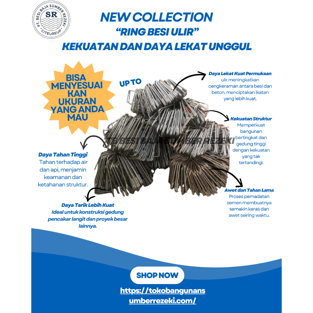 Jual Ring Besi Ulir 6 Full/Bisa MenyesuaiKan Ukuran Yang Anda Mau ...