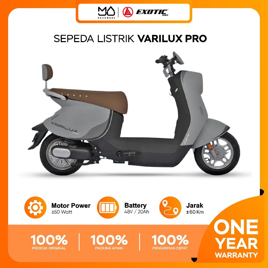 Jual Sepeda Listrik Exotic Varilux Pro 650Watt - Garansi Resmi | Shopee ...