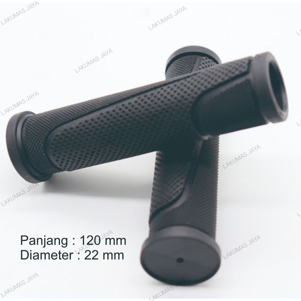 Jual Handgrip Hanfat Handle Sepeda Gunung MTB BMX Hitam pegangan Karet ...
