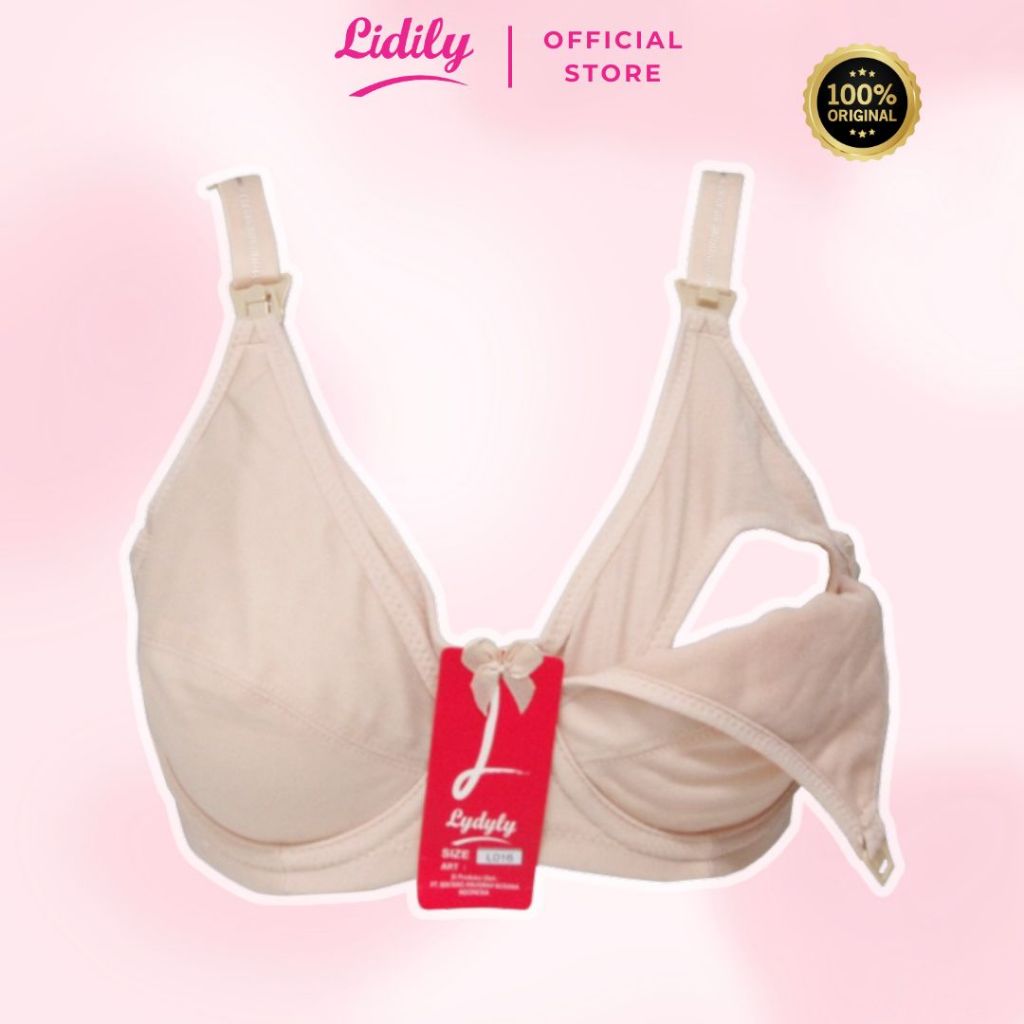 Jual Lidily - Bra Menyusui Tanpa Busa Ada Kawat / BH Maternity L016 | Shopee Indonesia