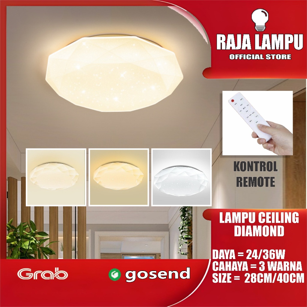 Jual 【RAJA LAMPU】Diamond Minimalis Lampu Hias Gantung Kristal Lampu ...