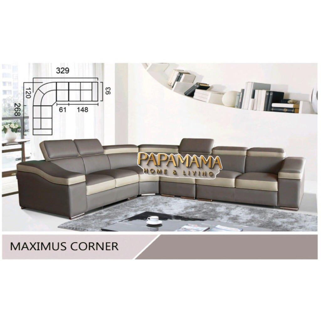 Jual Sofa Tamu Modis tipe Maximus Corner - Sofa Sudut L Minimalis set ...