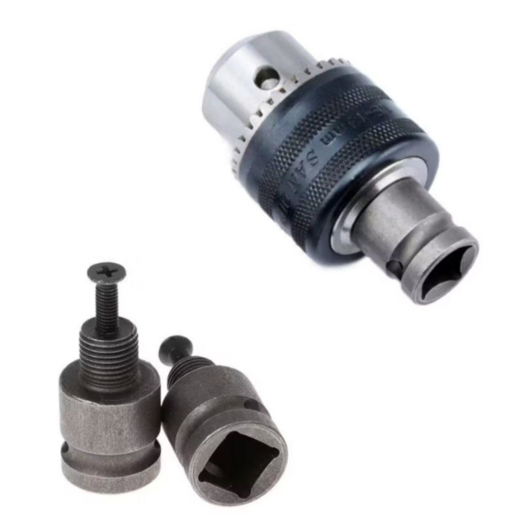 Jual Adaptor Chuck Kepala Bor 13 MM Adaptor Sambungan Konektor Impact ...