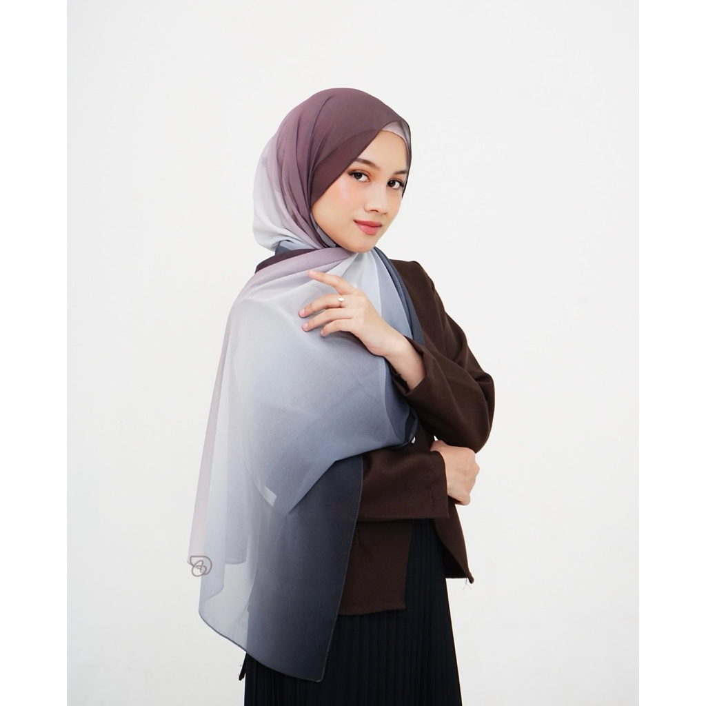 Jual Amani Ombré Shawl | Pashmina gradasi | Pashmina ombre | Pashmina ...