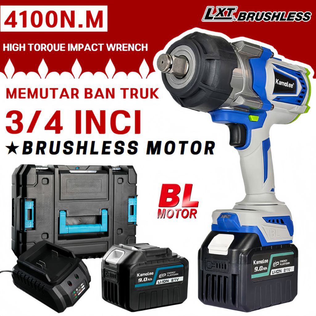 Jual Kamolee 4100Nm 3/4 set box 9ah 15 cell. | Shopee Indonesia