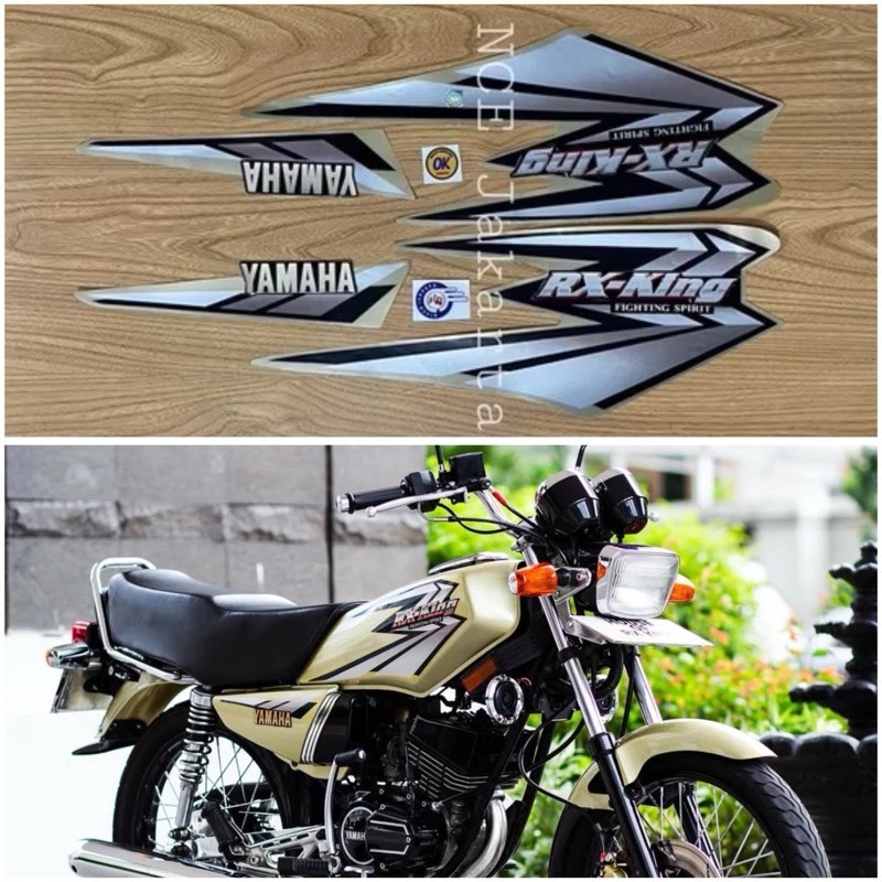 Jual STIKER STRIPING RX KING 2002 WARNA GOLD ATAU EMAS | Shopee Indonesia