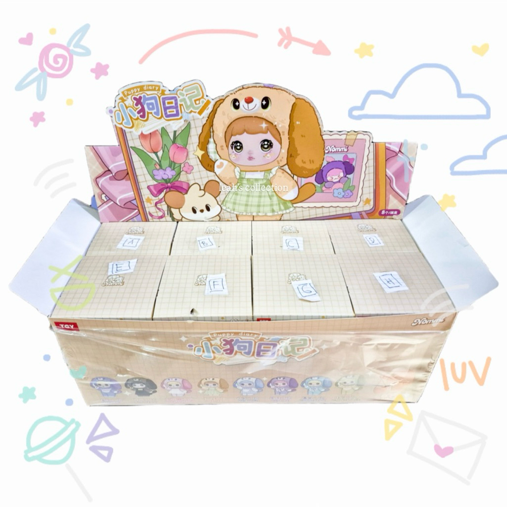 Jual [READY] Selected Nommi V1 V2 V5 Blind Box 400% Puppy Diary Weave ...