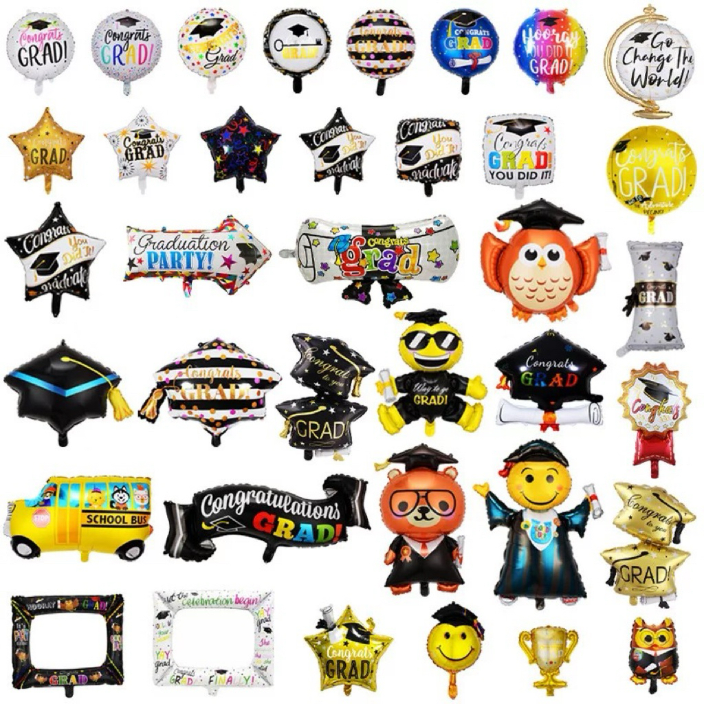 Jual Balon Foil Graduation Jumbo / Balon Wisuda / Balon Toga / Balon ...
