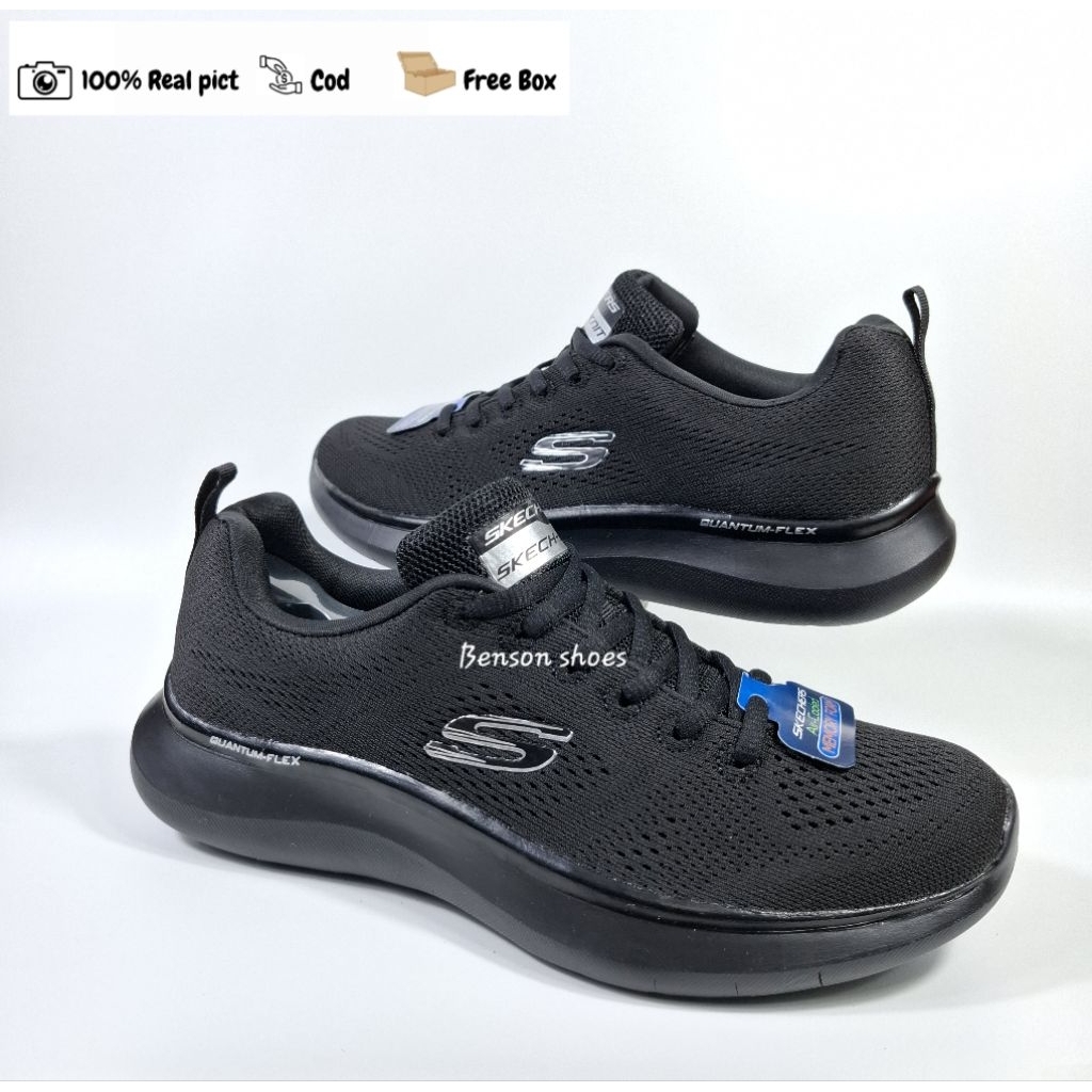 Jual Skechers Quantum Flex Rod/Sepatu Skechers Pria/Sepatu Hitam Pria | Shopee Indonesia
