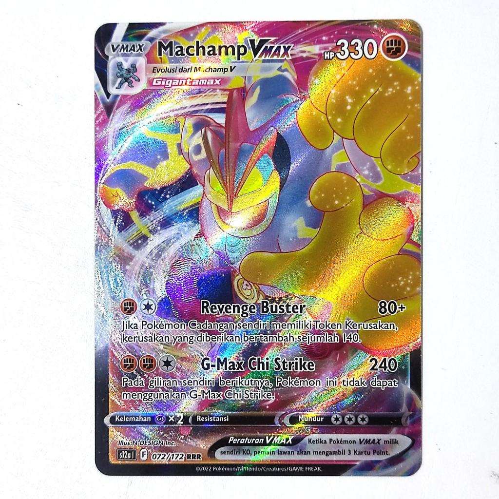 Jual Machamp VMAX RRR 072/172 S12a - Kartu Pokemon Indonesia | Shopee ...
