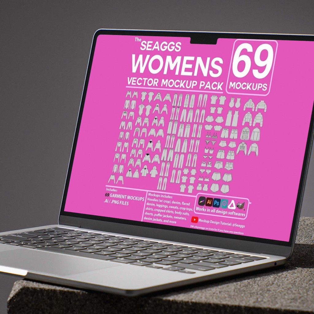 Jual 0130 - Seaggs - Women's Vector Mockup Pack | Shopee Indonesia