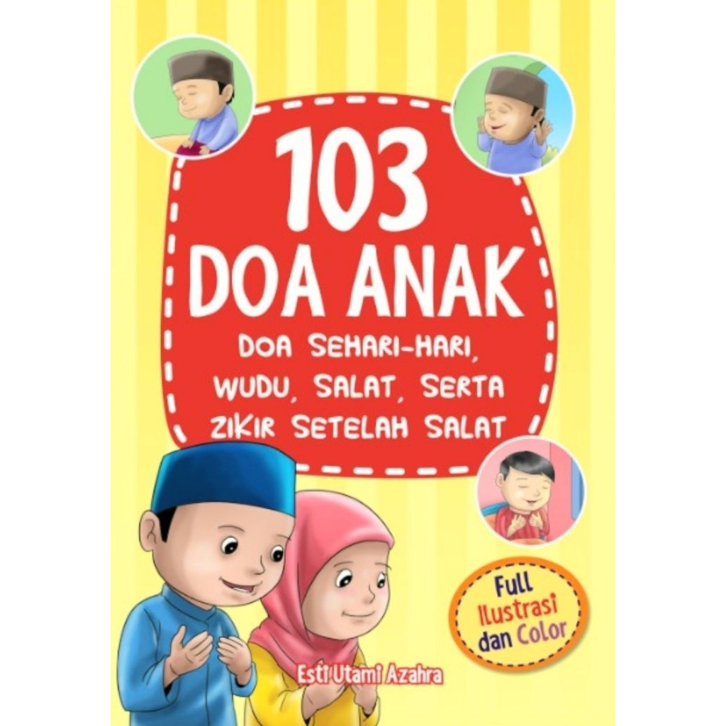 Jual 103 Doa Anak/ Doa Sehari-Hari/ Doa Harian Untuk Anak/ Doa Wudu ...