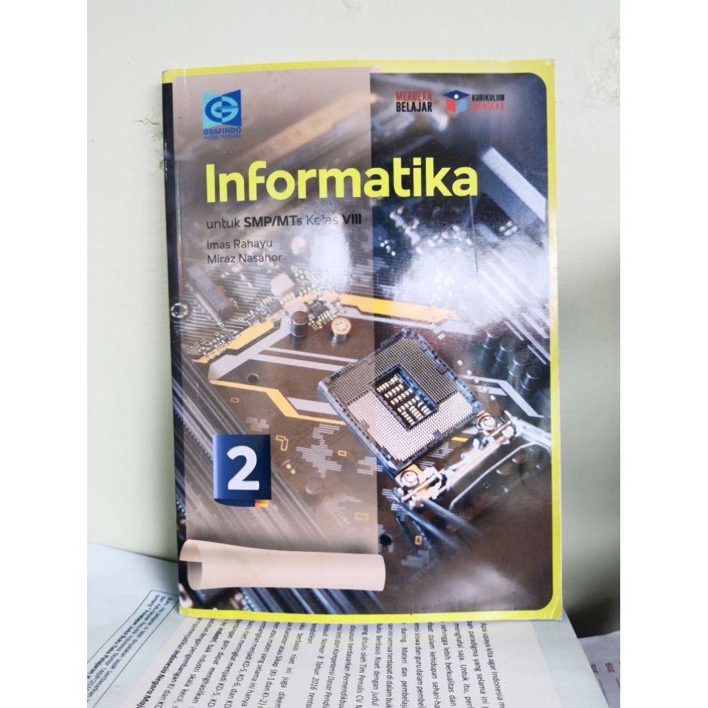 Jual buku informatika kelas 8/VIII/2 smp mts grafindo kurikulum merdeka | Shopee Indonesia