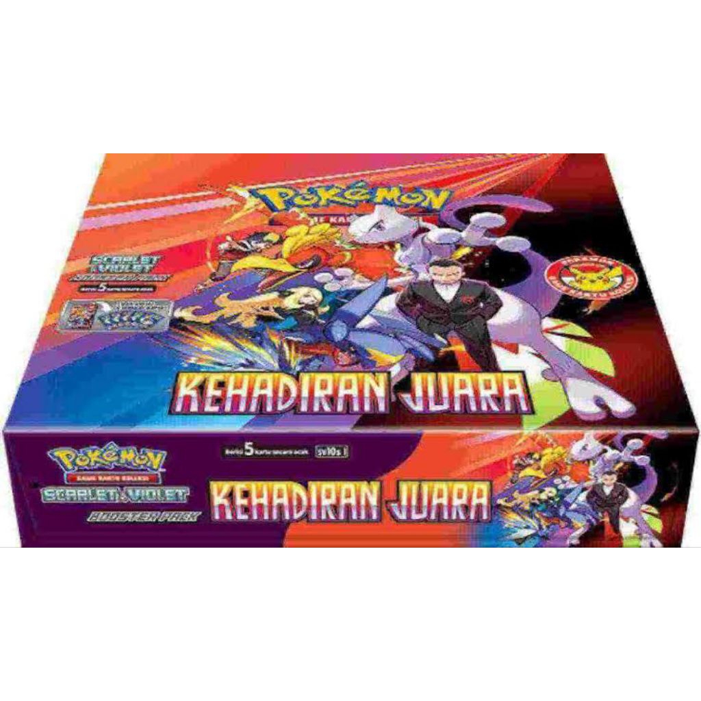 Jual Kehadiran Juara Booster Box - Pokemon TCG Indonesia | Shopee Indonesia