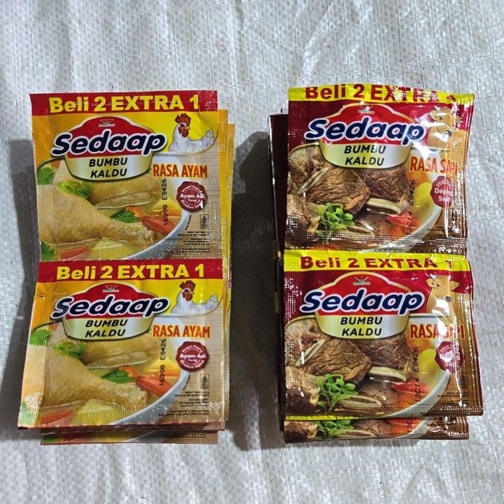 Jual Bumbu kaldu sedaap ayam dan sapi sedap renceng isi 18 | Shopee ...