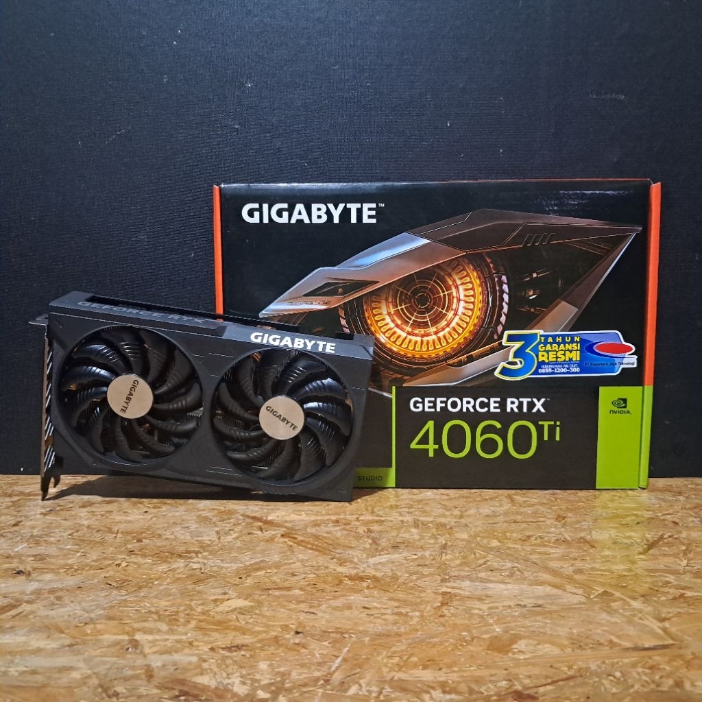 Jual GIGABYTE GEFORCE RTX 4060 TI WINDFORCE 16G GDDR6 128 bit | Shopee ...