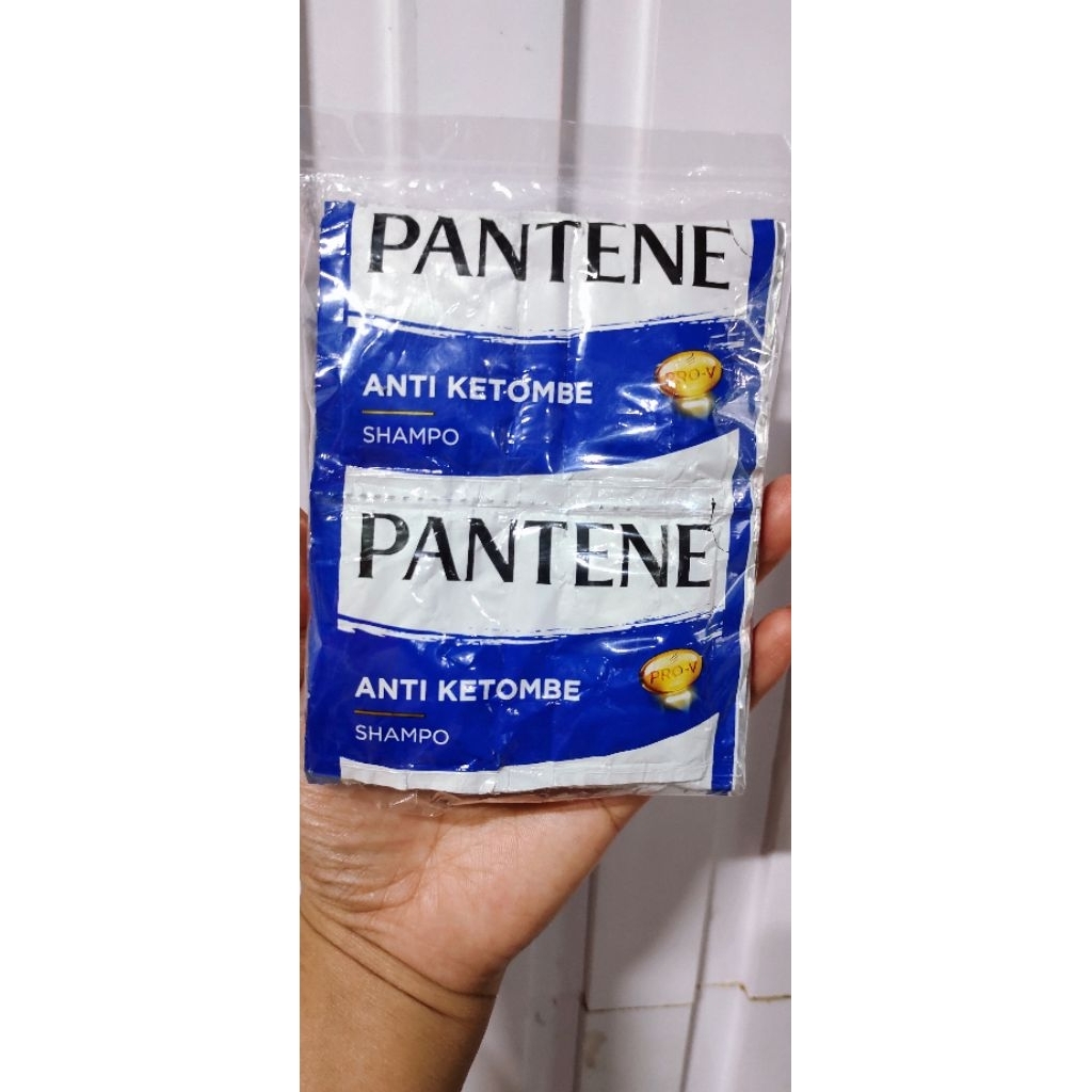 Jual shampo pantene BIRU anti ketombe 5ml x24 pcs sampo renceng putus ...