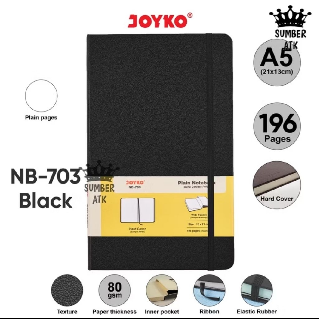 Jual notebook nb-703 joyko sampul keras ( polos ) | Shopee Indonesia