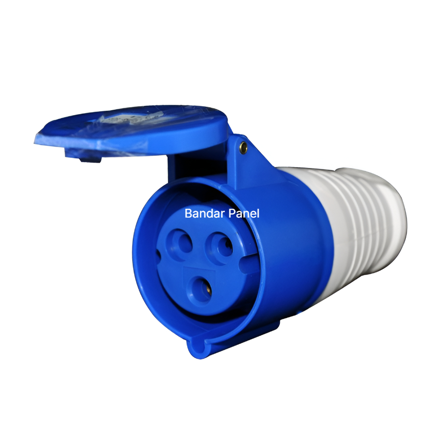 Jual Industrial Socket 3 Pin 32A Stop Kontak Panel atau Genset 3 Kaki 32A LSW CEE 223 | Shopee ...