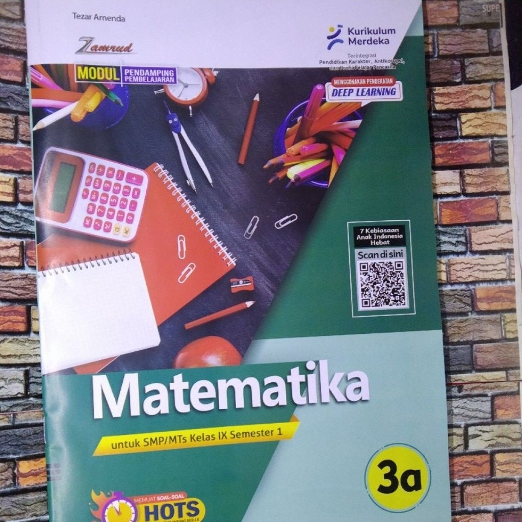 Jual LKS SMP MTS MATEMATIKA kelas 9 semester 1 Kurikulum Merdeka Deep Learning | Shopee Indonesia