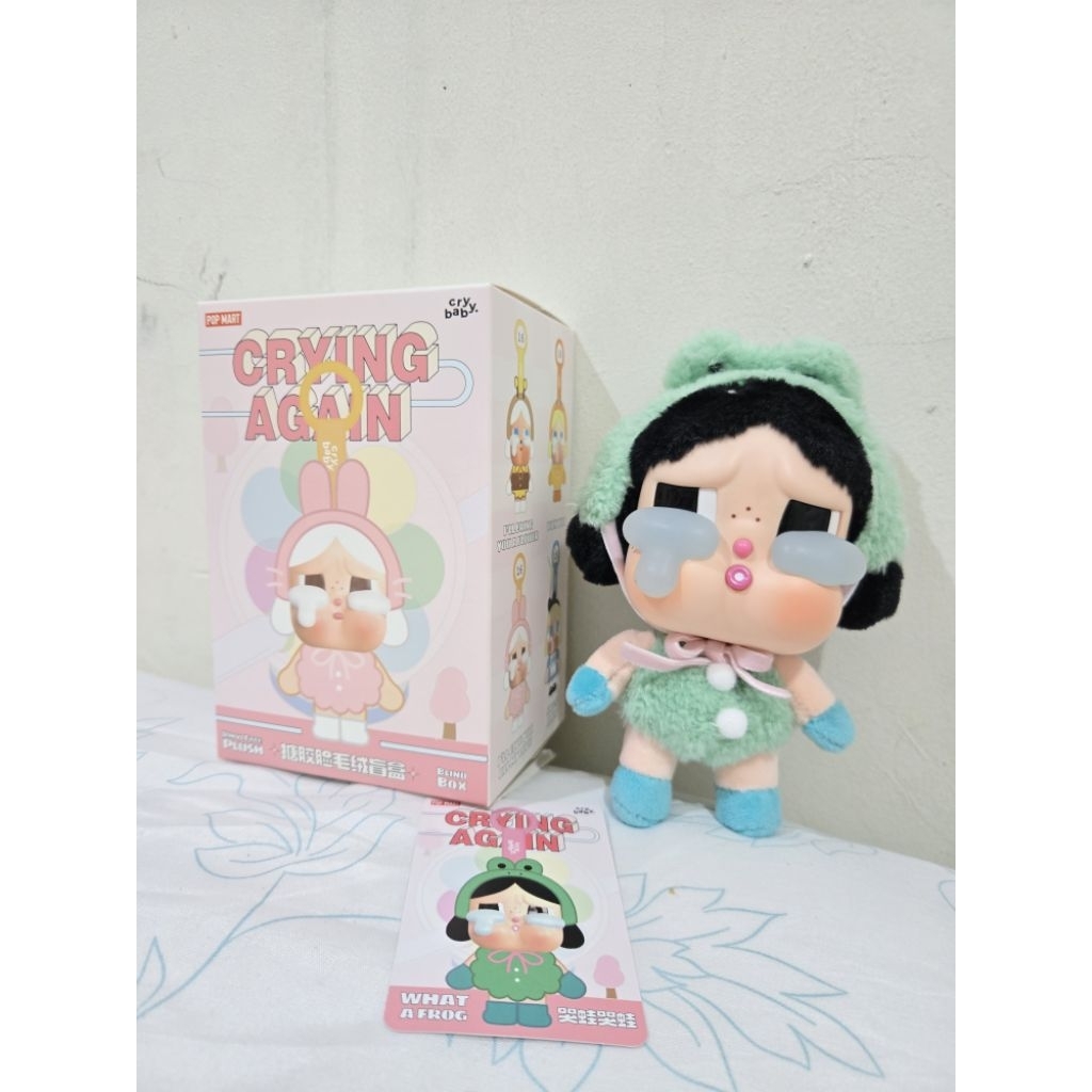 Jual POP MART CRYING AGAIN PLUSH SELECTED - CRYING AGAIN PLUSH - FROG ...