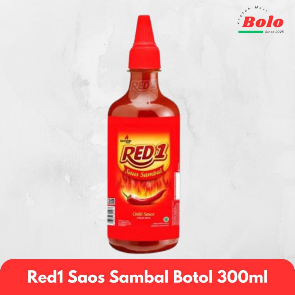 Jual Red1 Saos Sambal Botol ukuran 300ml | Shopee Indonesia