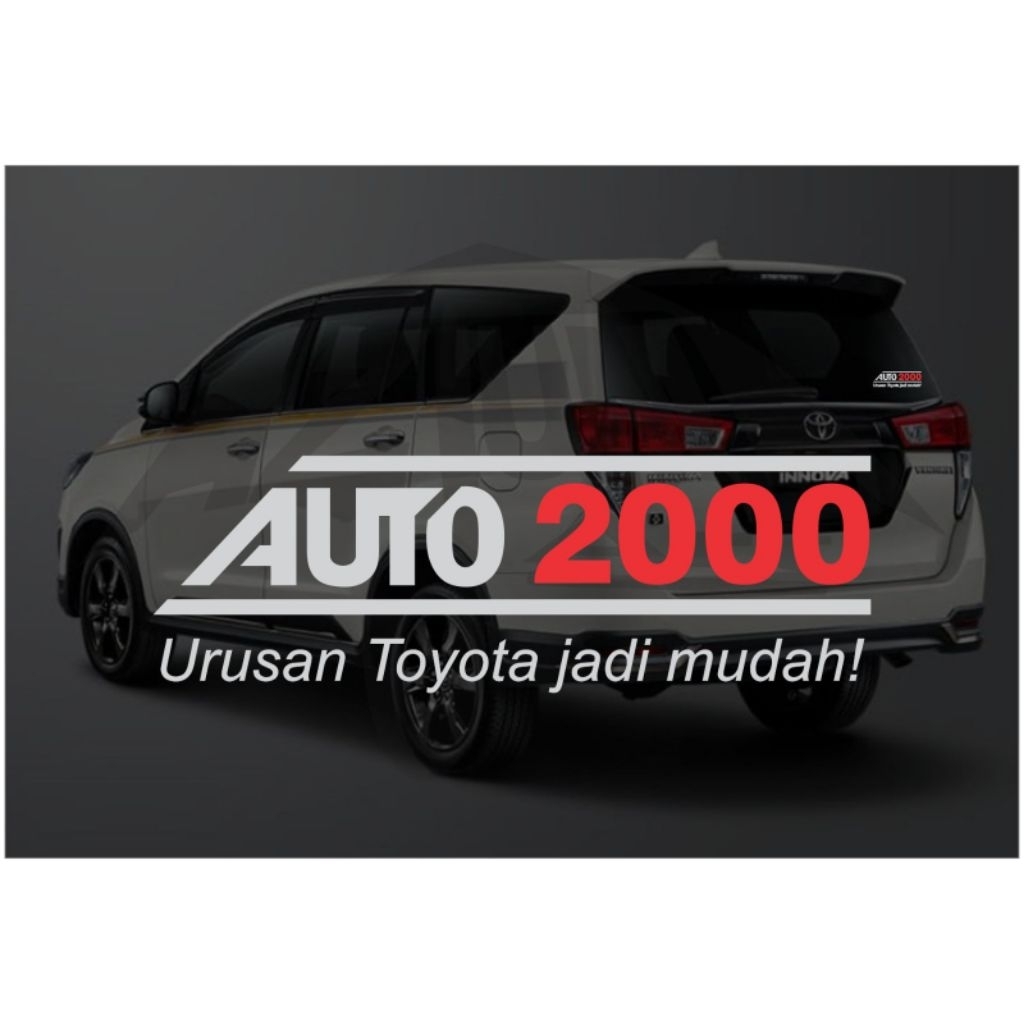 Jual Sticker Cutting AUTO 2000 URUSAN TOYOTA JADI MUDAH ! | Shopee ...