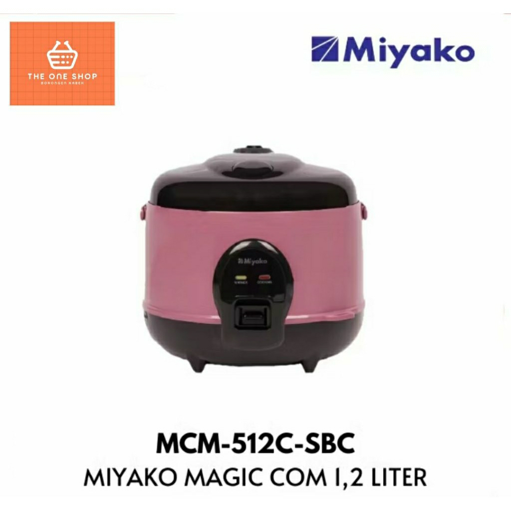 Jual MIYAKO Rice Cooker / Miyako Magic Com MCM 512C SBC 1,2 L | Shopee ...