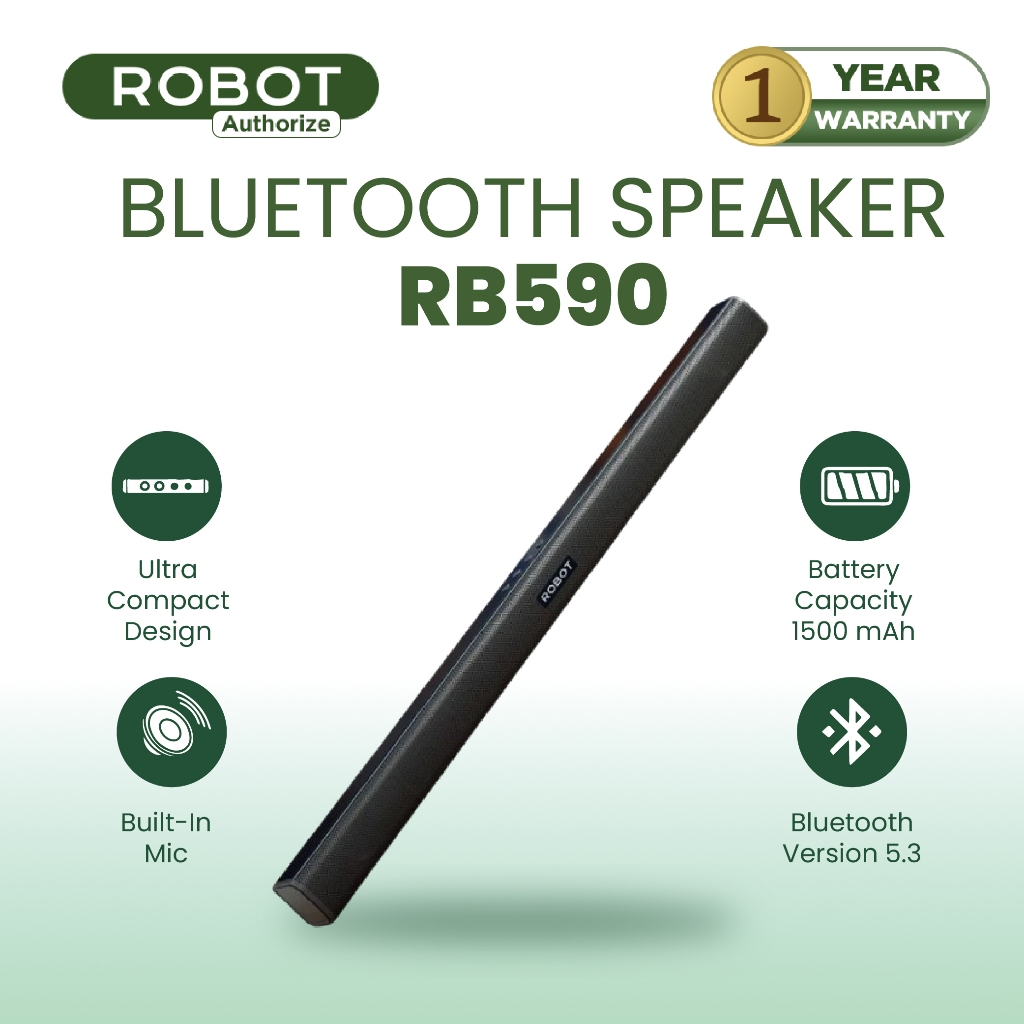 Jual ROBOT RB590 Soundbar Speaker Bluetooth 5.3 Dual Connection Ultra ...