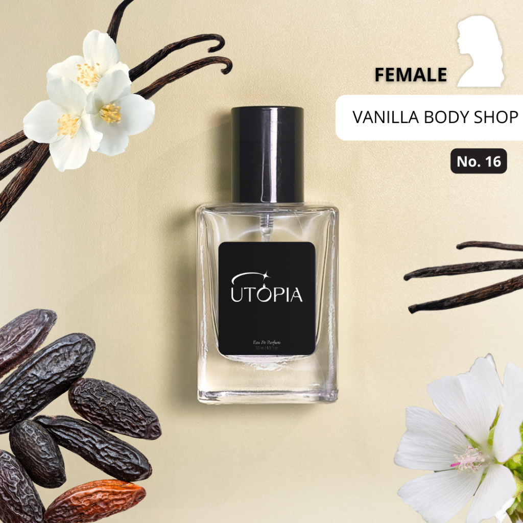Jual Utopia - VANILLA BODY SHOP Parfum Wanita Tahan Lama Aroma Creamy ...