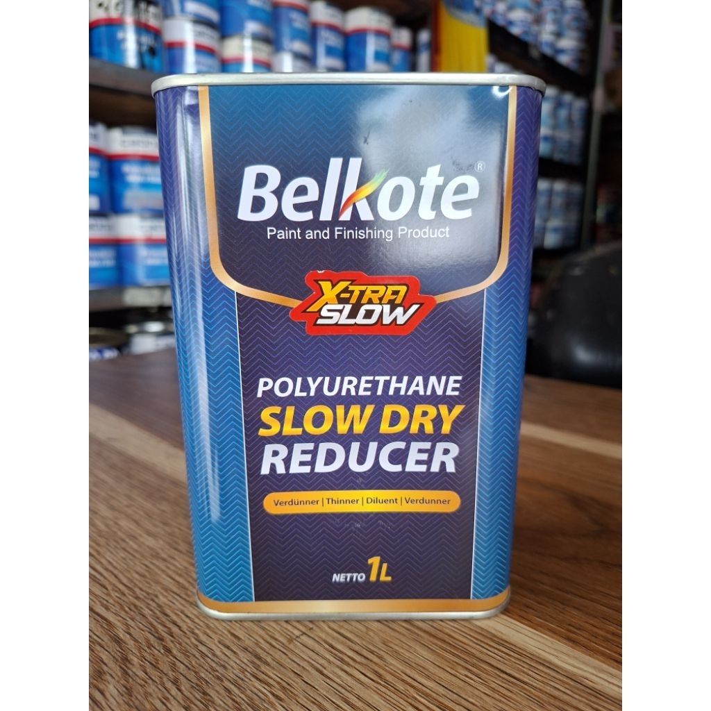 Jual thiner PU belkote extra slow dry reducer 1L | Shopee Indonesia