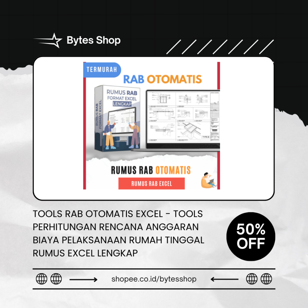 Jual TOOLS RAB OTOMATIS EXCEL - Tools Perhitungan Rencana Anggaran ...